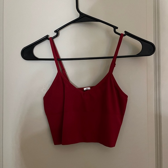 Tops | Red Crop Top | Poshmark